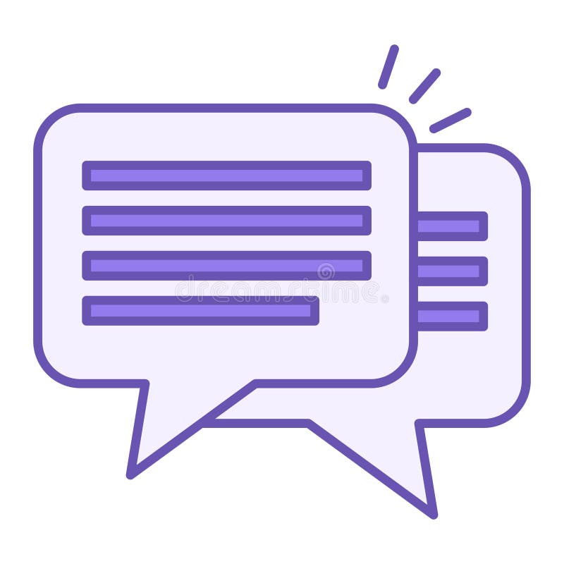 Color Comments Icon stock vector. Illustration of speak - 333366358