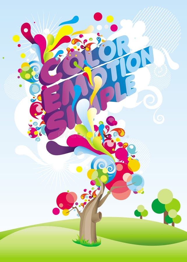 Color composition stock vector. Illustration of graphic - 15659519