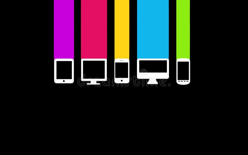 Hard Disk External Black and Reflection on White Background Stock Image ...