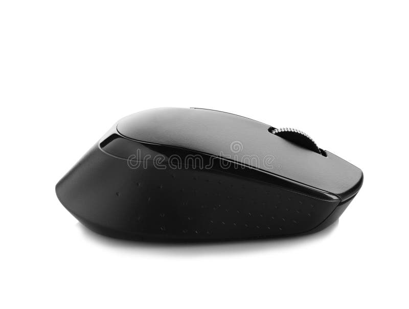 Color Computer Mouse on White Background Stock Photo - Image of ...