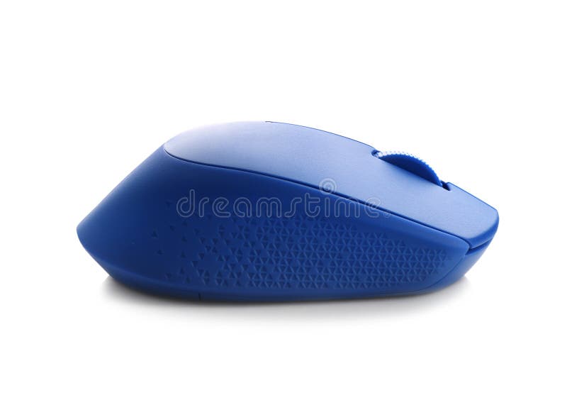 Color Computer Mouse on White Background Stock Photo - Image of ...