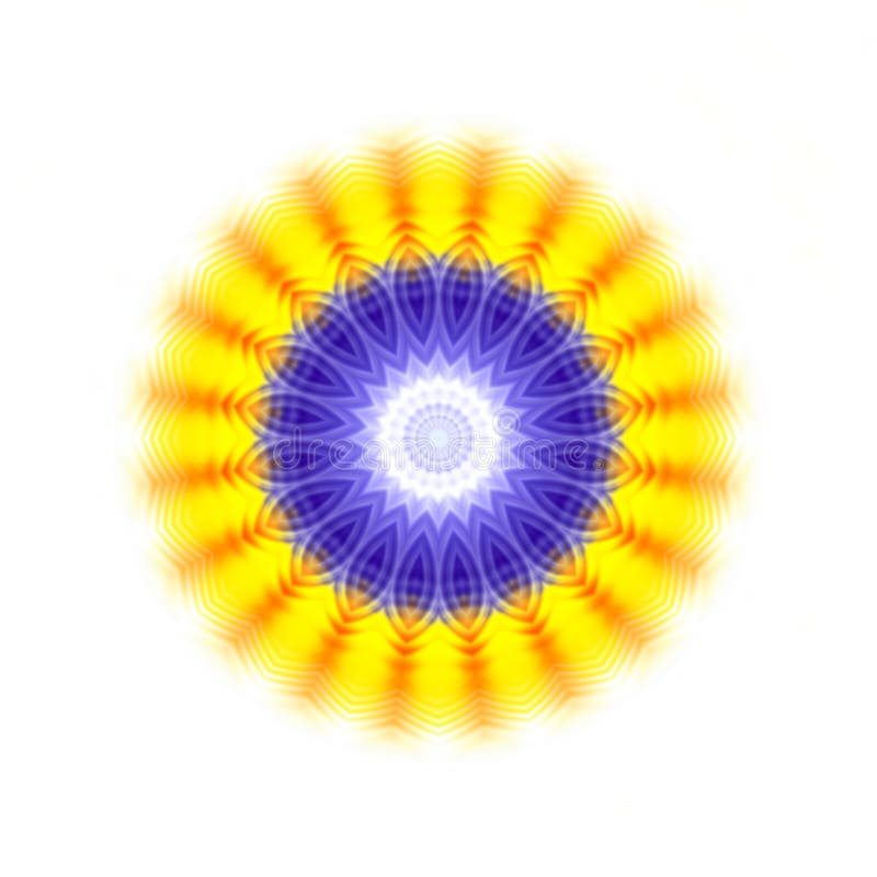 Color concentric shape stock illustration. Illustration of decorative ...