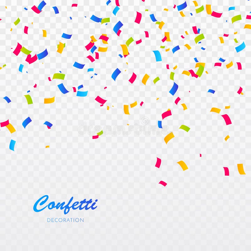 Confetti Vector Background stock vector. Illustration of design - 168688018