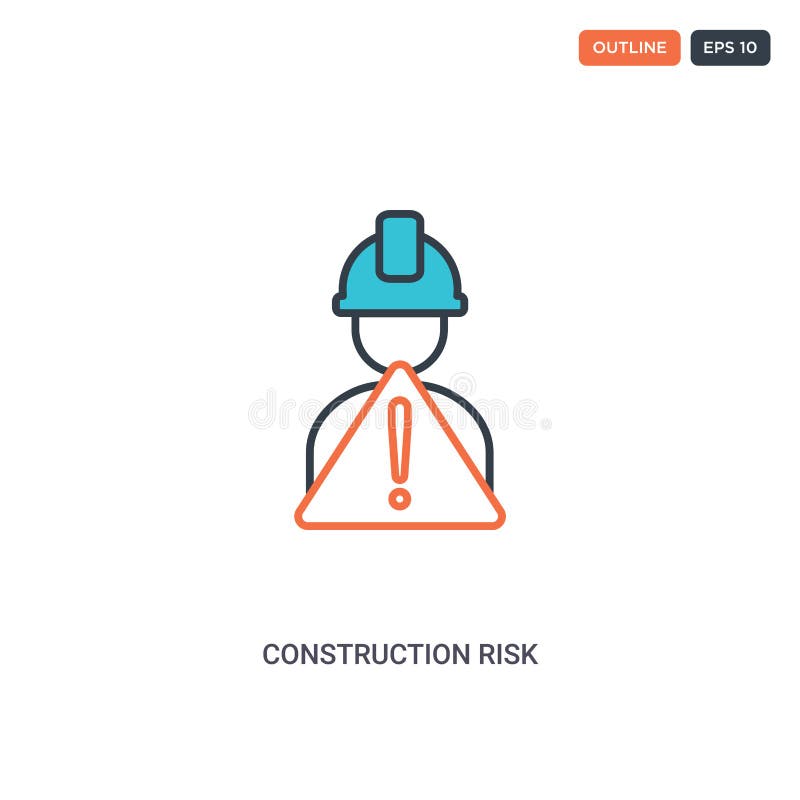 Construction Risk Icon. Simple Element Illustration. Isolated Trendy ...