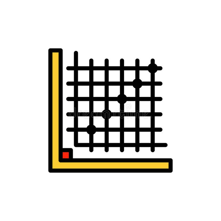 Color, Correction, Edit, Form, Grid Flat Color Icon. Vector Icon Banner ...