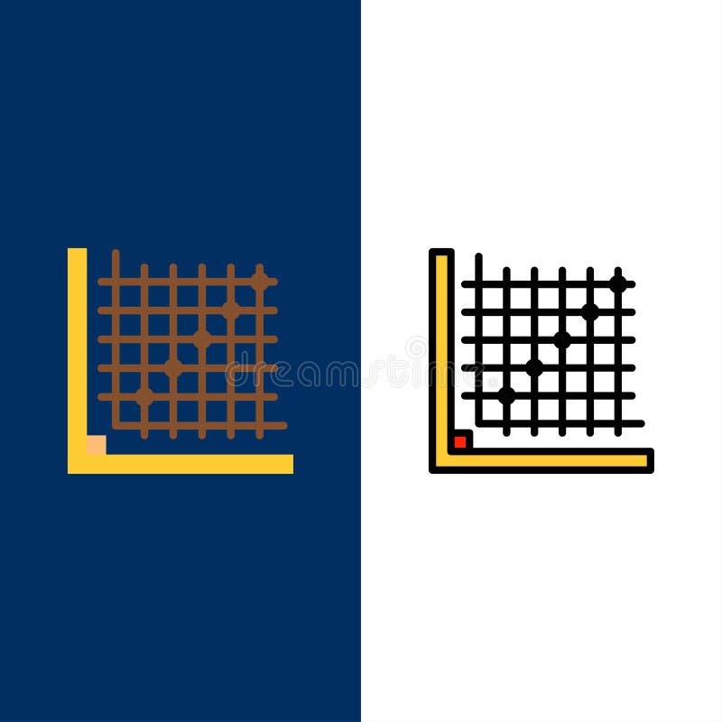 Color, Correction, Edit, Form, Grid Icons. Flat and Line Filled Icon ...