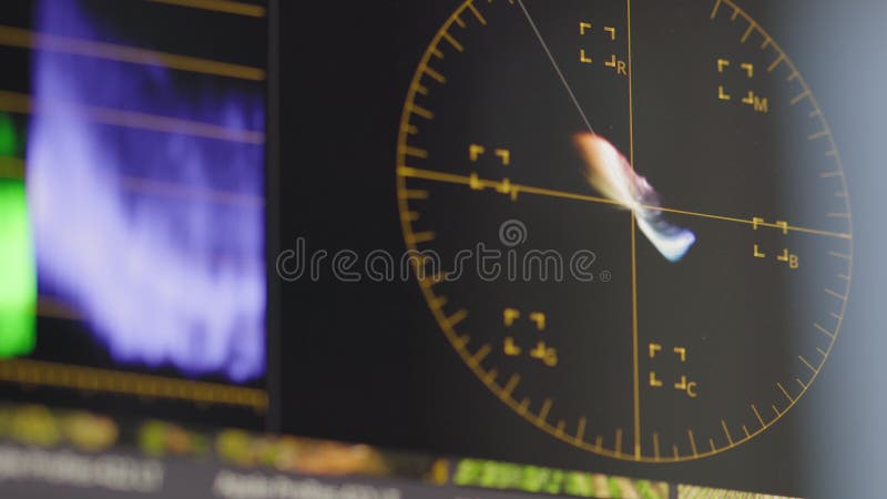 Color Correction Technique on Scopes Graphs Stock Video - Video of ...