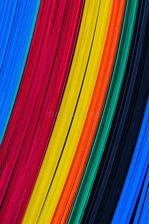 Color Corrugated Plastic Sheets, Feature Board. Stock Image - Image of ...