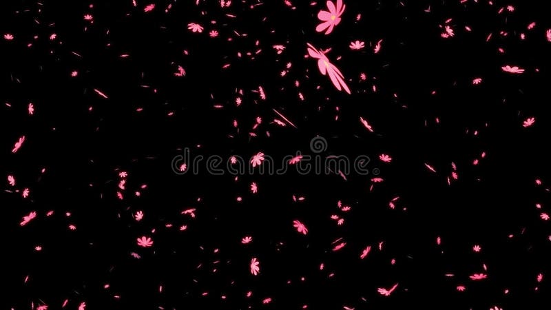 Color Cosmos Falling Particles Motion Graphics Stock Video - Video of ...