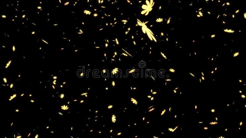 Color Cosmos Falling Particles Motion Graphics Stock Video - Video of ...