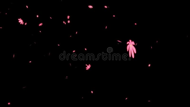 Color Cosmos Falling Particles Motion Graphics Stock Video - Video of ...