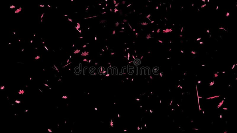 Color Cosmos Falling Particles Motion Graphics Stock Video - Video of ...