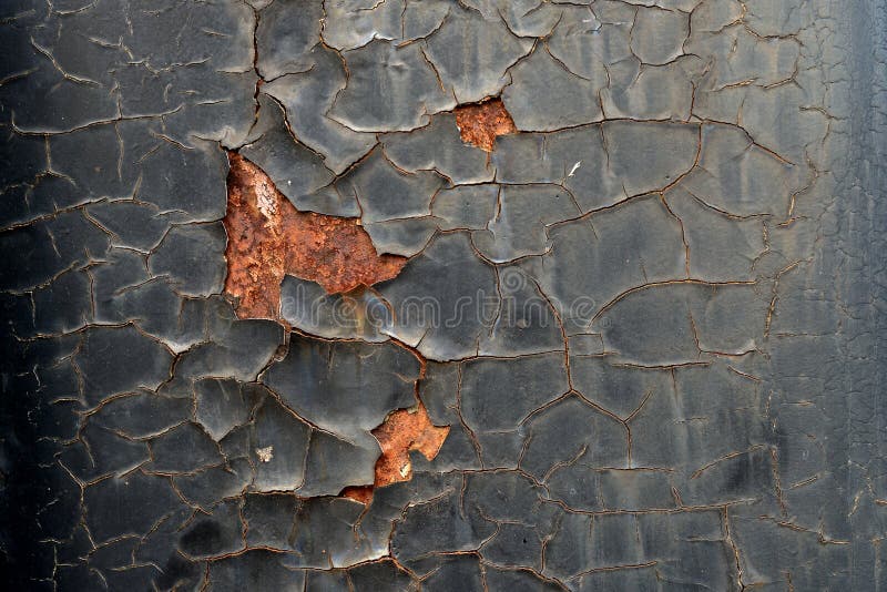 Color cracks on metal stock image. Image of surface, worn - 85358731