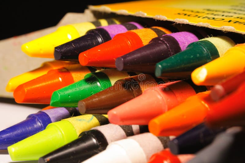 Color crayons stock photo. Image of color, crayon, background - 1740466
