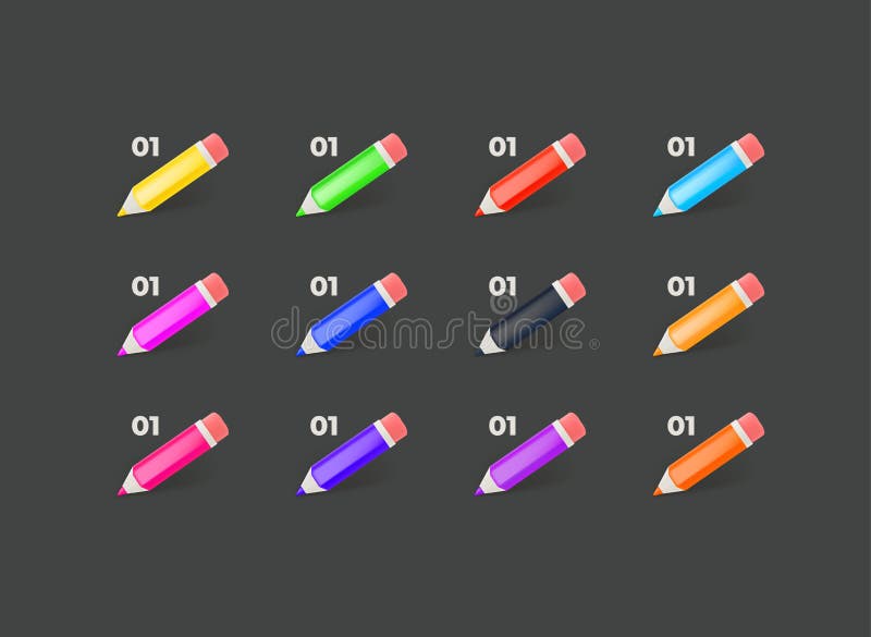 Crayon Bullet Stock Illustrations – 19 Crayon Bullet Stock ...