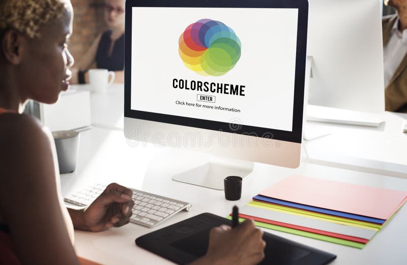 Color Creativity Color Codes Color Scheme Concept Stock Photo - Image ...