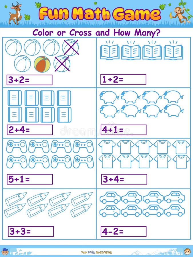 Activities Cross Numbers Stock Illustrations – 113 Activities Cross ...