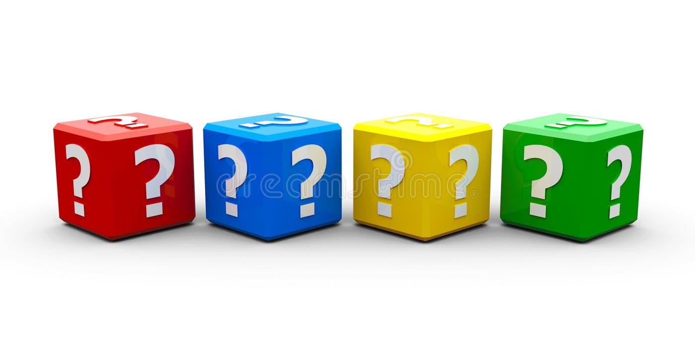 Question Mark Red Green Yellow Blue Colors Stock Illustrations – 116 ...