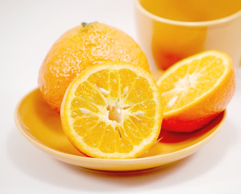 Color cup and orange stock image. Image of juice, aroma - 8547493