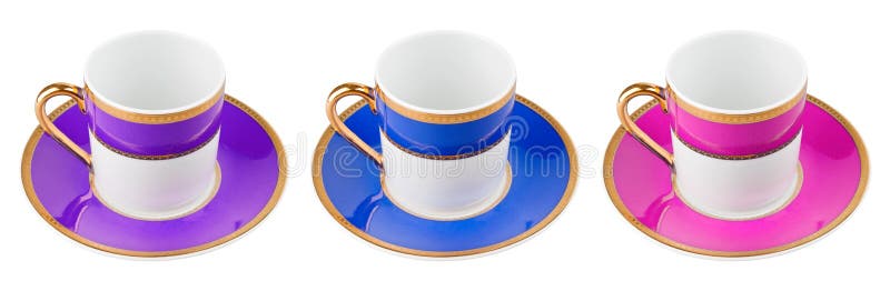 Color cups stock image. Image of breakfast, utensil, morning - 24337357