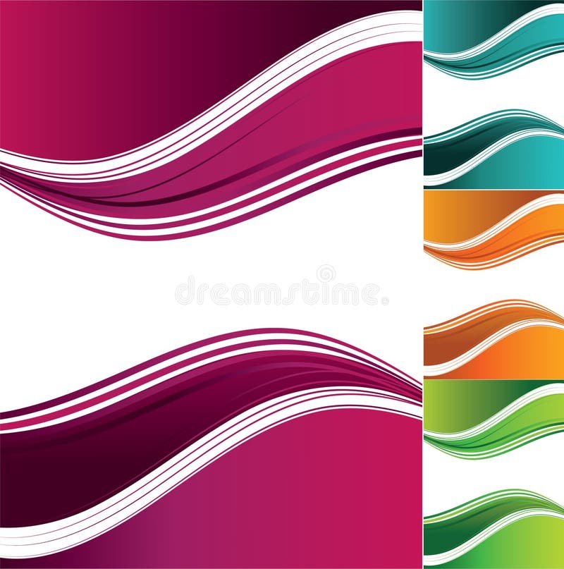 Color curve frames stock vector. Illustration of fantasy - 11294986