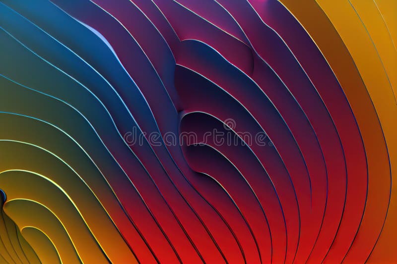 Color Cyphore 3D Wallpaper of Bright Dynamic Color Mixed Shapes ...