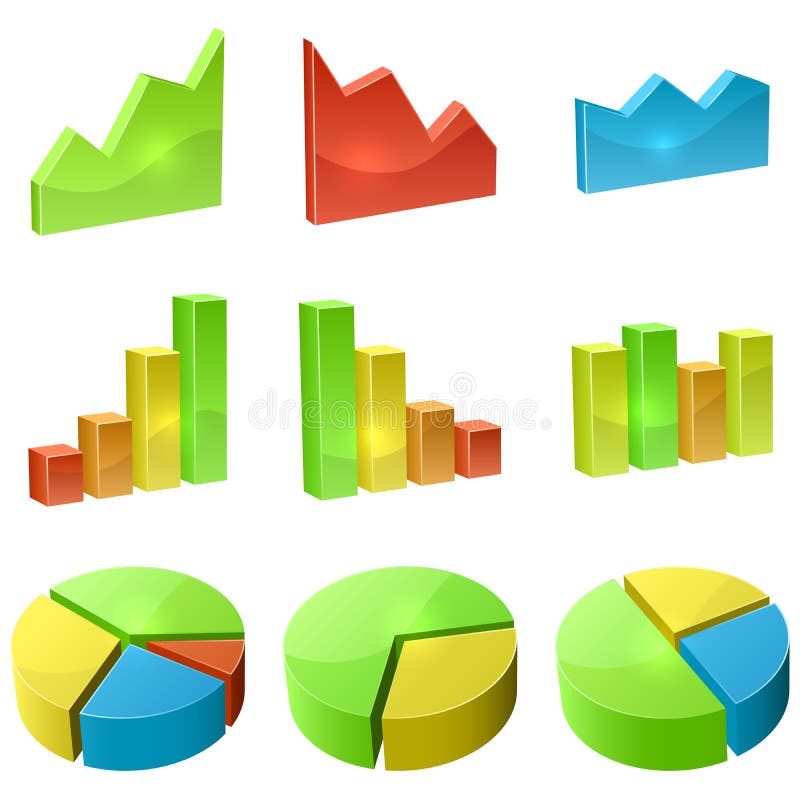 Chart Icons stock vector. Illustration of icons, symbol - 2831224