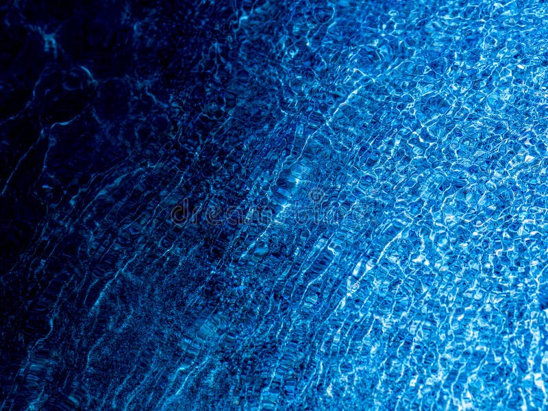 Color De Agua Azul Profundo Foto de archivo - Imagen de agua, cubo ...