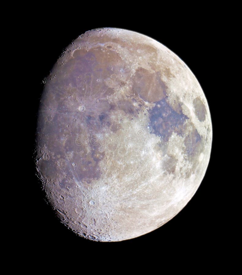Color de la luna stock de ilustración. Ilustración de planeta - 12846029