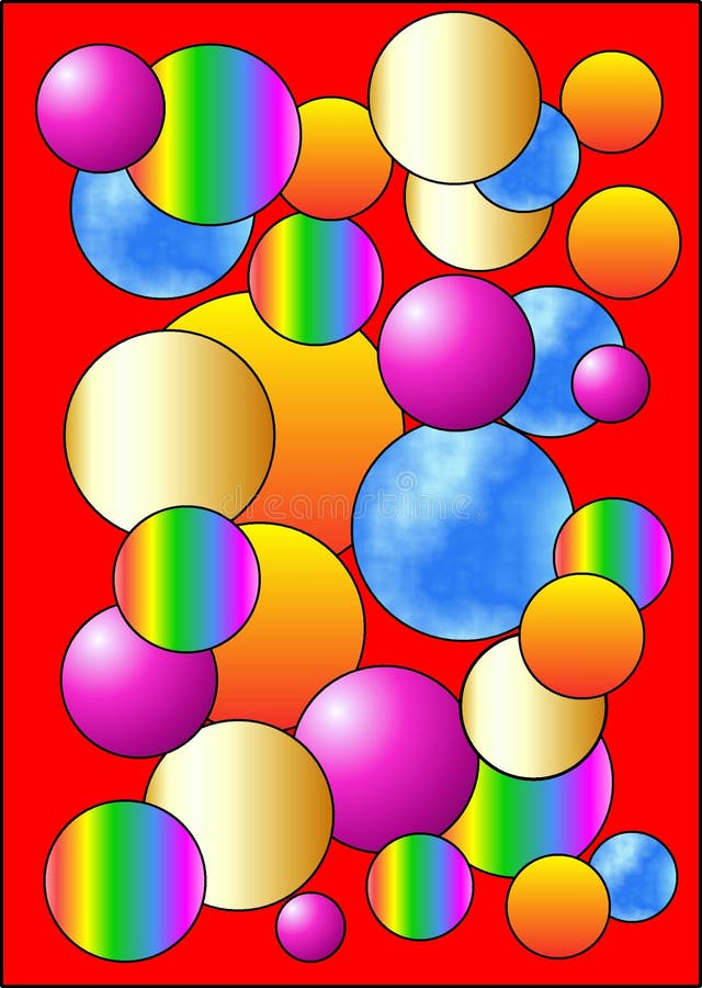 Color De Las Bolas Del Vector Stock de ilustración - Ilustración de ...