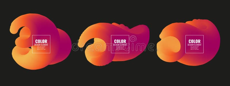 Color design element stock vector. Illustration of collection - 125634286
