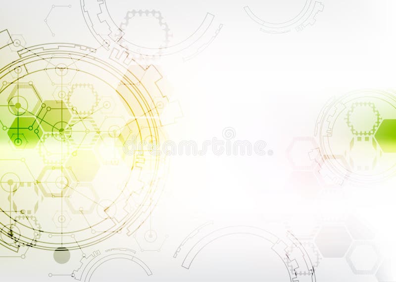 Color Design Layout. Abstract Technology Project Stock Vector ...