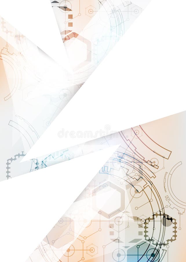 Color Design Layout. Abstract Technology Project Stock Vector ...