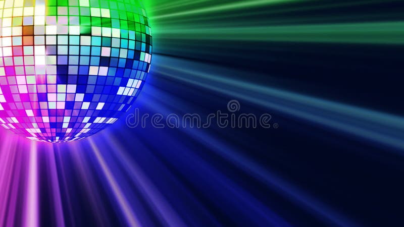 Color disco ball stock video. Video of dynamic, animation - 168273089