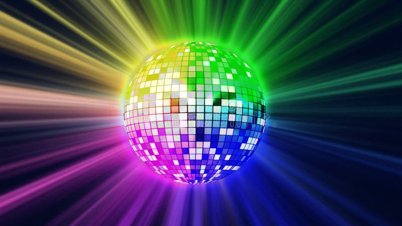 Color disco ball stock footage. Video of concert, disko - 168273324