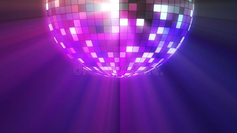 Color disco ball 3d render stock footage. Video of beams - 187249520