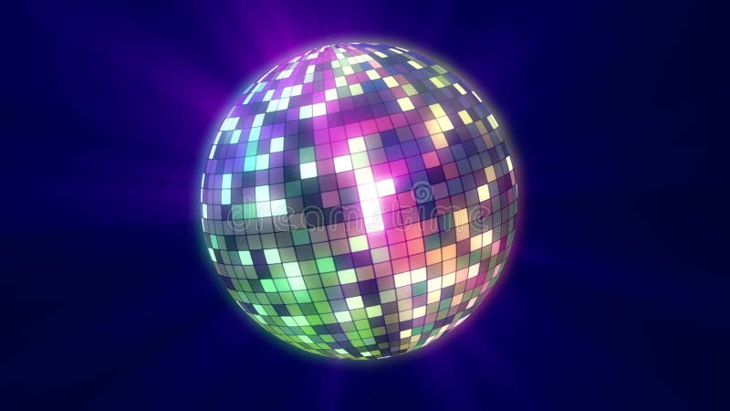 Color disco ball stock video. Video of leds, jazz, dynamic - 187380357