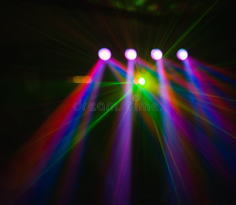 Color Disco Club Light Special Effects and Laser Show Stock Image ...