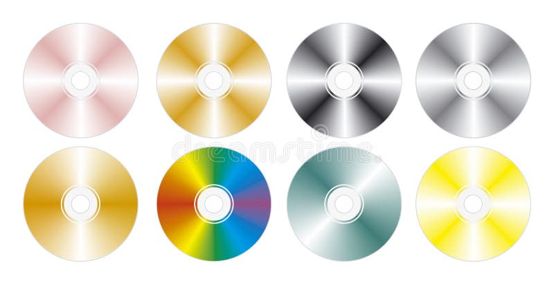 Color disks stock vector. Illustration of round, colors - 41091638