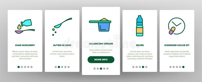 Color Dosage, Dosing Drugs Vector Linear Icons Set Stock Vector ... Color Dosage, Dosing Drugs Vector Linear Icons Set Stock Vector ...