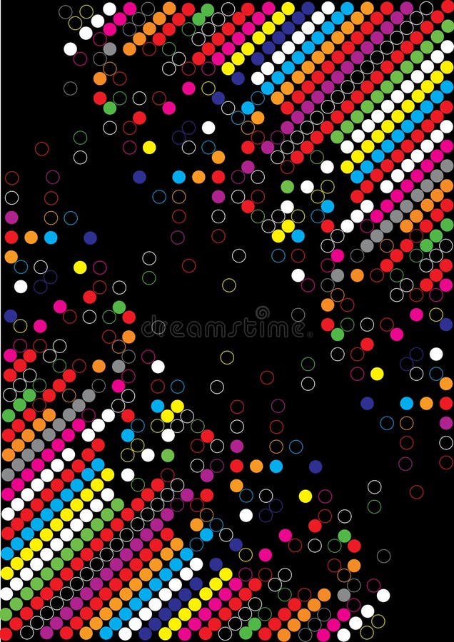 Color dot background stock vector. Illustration of space - 8824016