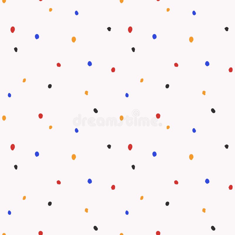 Color Dots Seamless Pattern Stock Vector - Illustration of backdrop ...