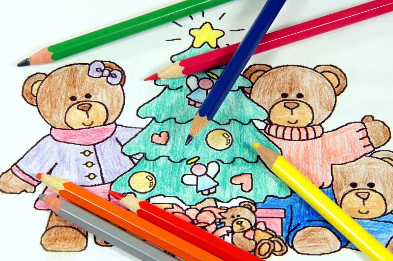 Color Drawing stock photo. Image of color, childhood - 23925244