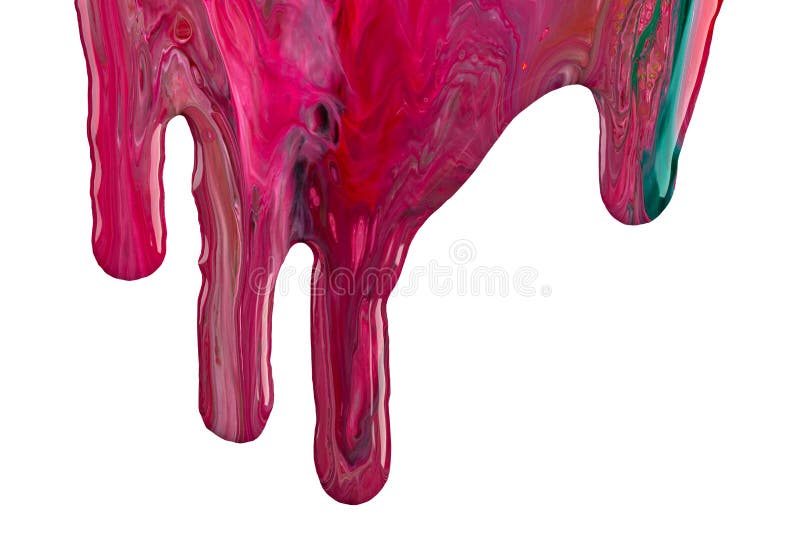 Color dripping paint stock illustration. Illustration of green - 178638062