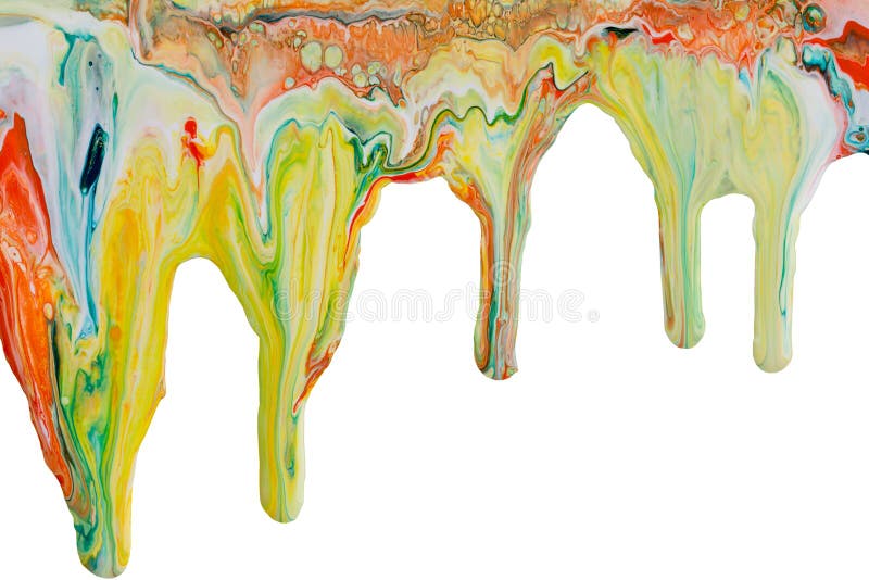 Color dripping paint stock photo. Image of blend, bright - 178436504