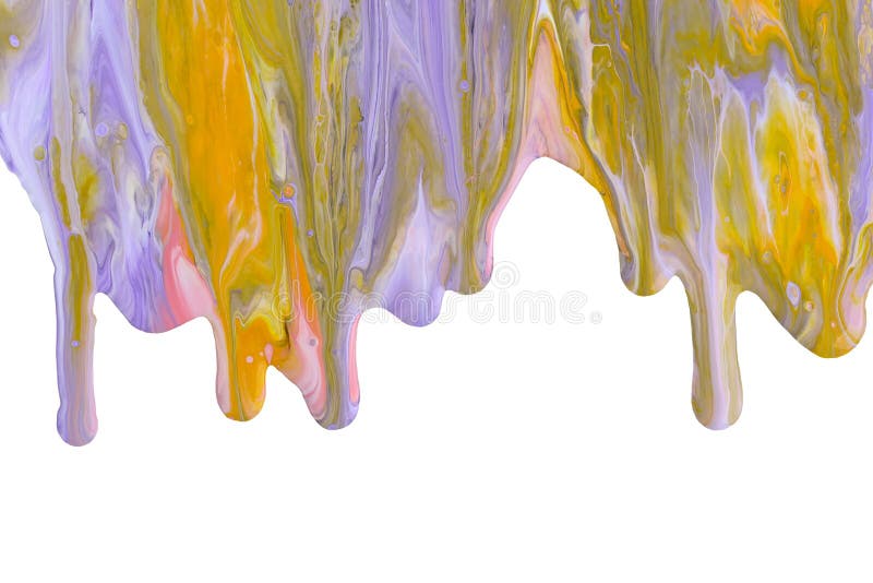 Color dripping paint stock illustration. Illustration of backdrop ...