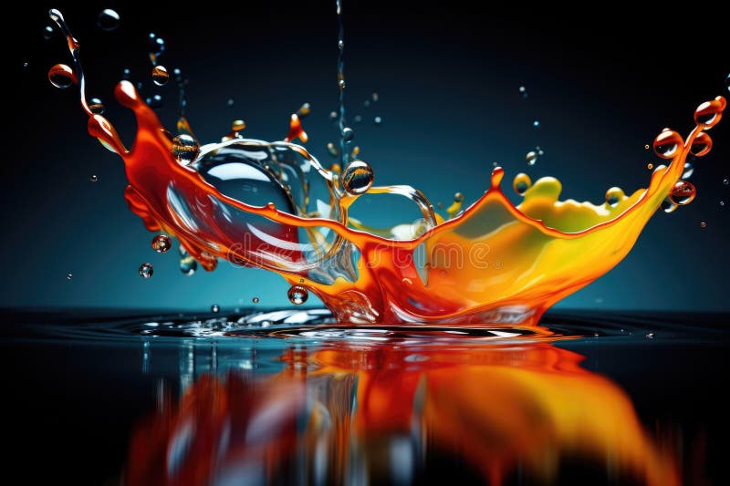 Color Drop into Water Wallpaper, Paint and Ink Dropping into Water ...