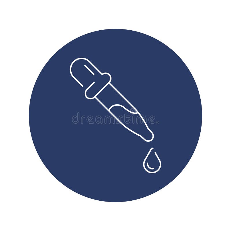 Color dropper icon vector stock vector. Illustration of glass - 241220293