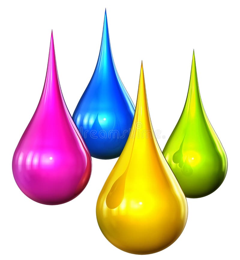 Color drops background. stock vector. Illustration of blank - 19826492