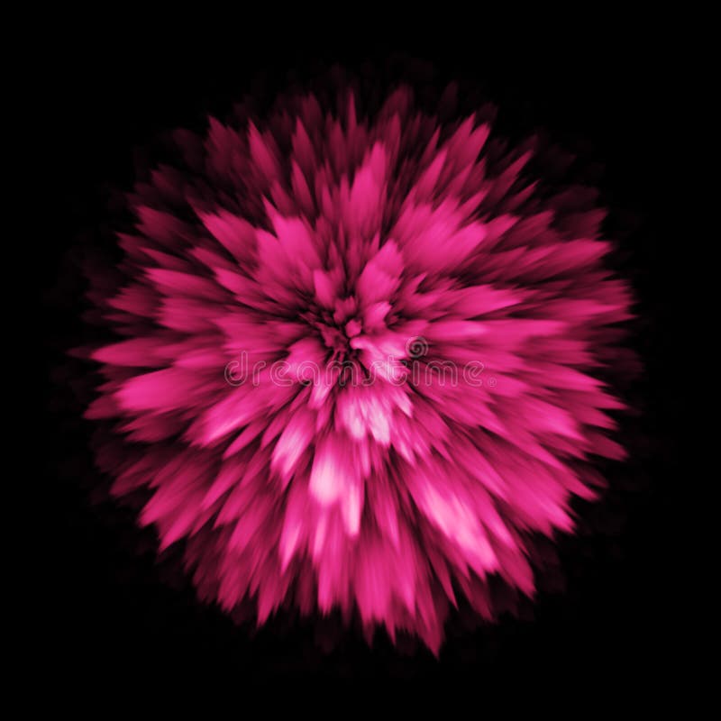 Color Dust Splash Blast Outburst Explosion. Stock Illustration ...